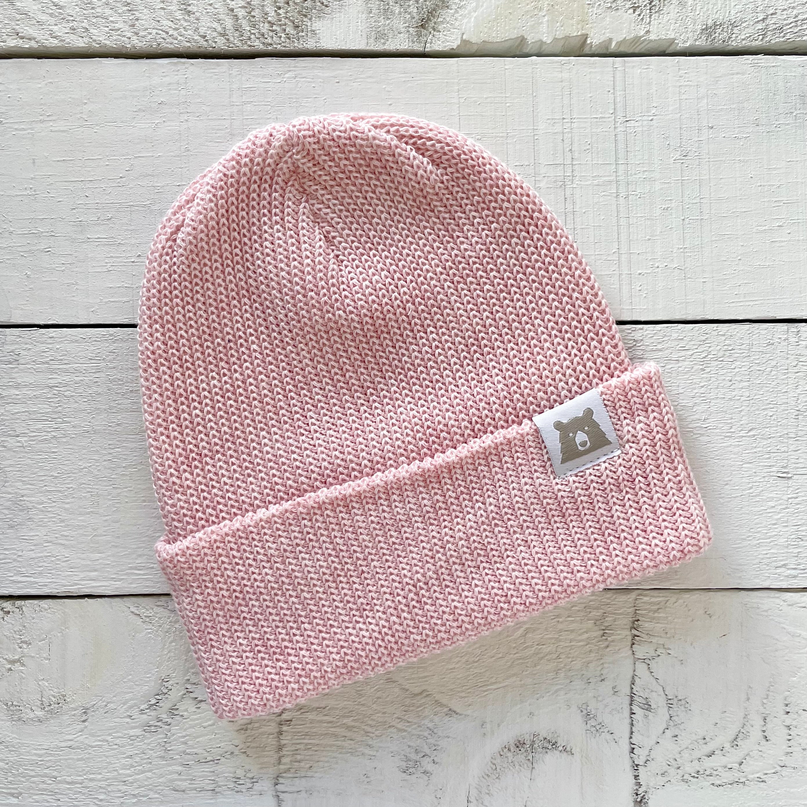 Cotton Knit Toque - Heather Pink – North Standard
