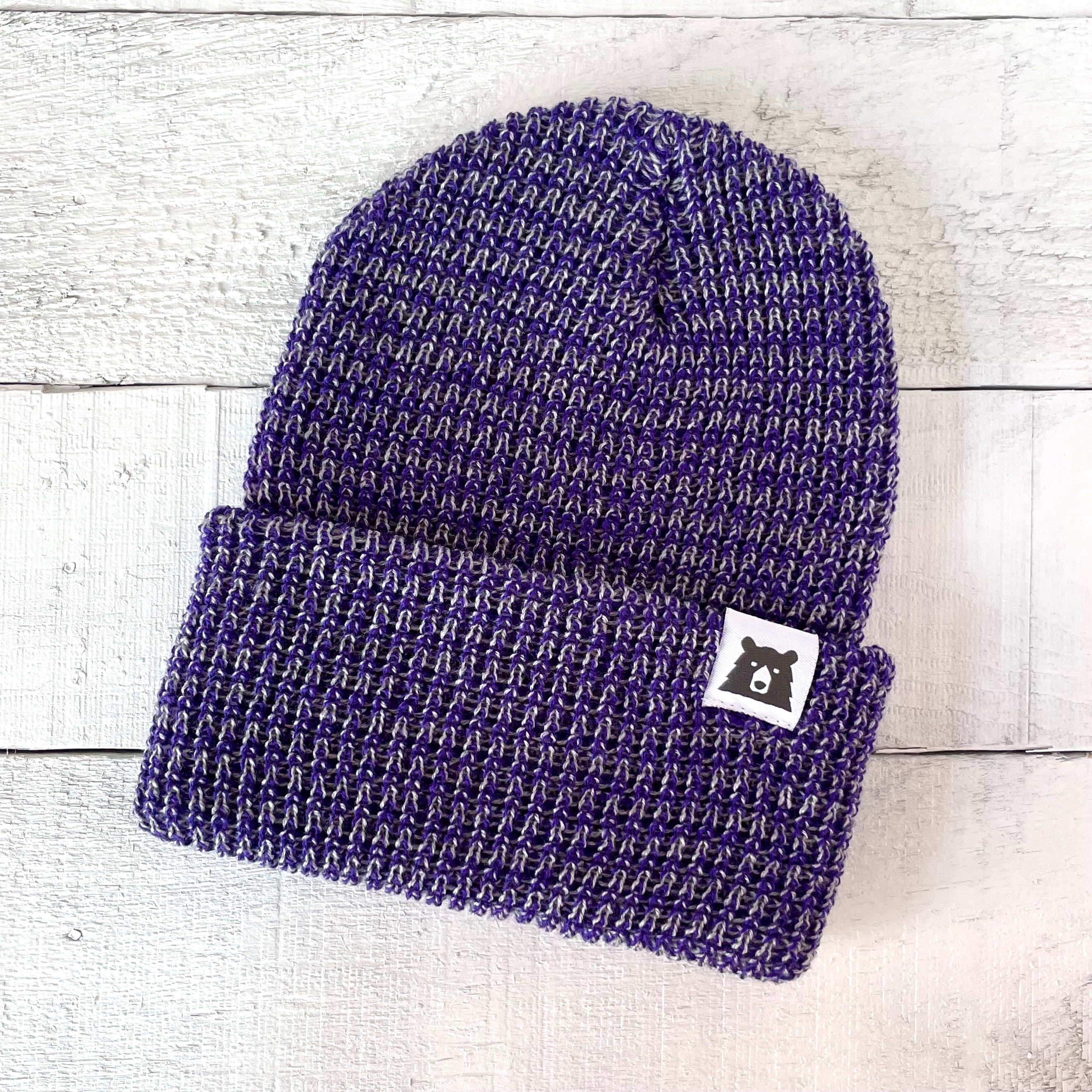 Snowfall Toque - Purple Marl – North Standard